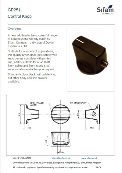 Downloads - Sifam Controls