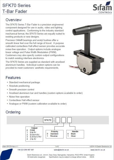 Downloads - Sifam Controls